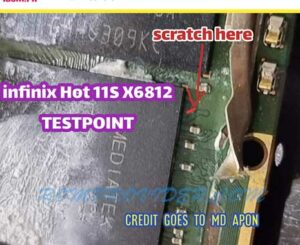 Test Point Infinix hot 11s Reboot EDL BROM Mod